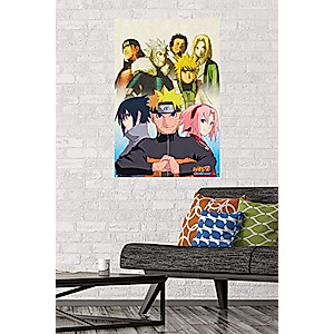 Trends International Naruto Shippuden - Key Art Wall Poster, 22.375" x 34", Unframed Version