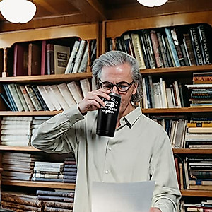 Gtmileo 2023 Retirement Gifts for Men, Retired 2023 Not My Problem Stainless Steel Insulated Travel Tumbler, Retirement Gifts for Men Him Coworkers Office Friends Colleague Teacher Dad(20oz, Black)