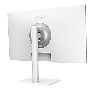 MSI Modern MD271QPW, 27" Monitor, 2560 x 1440 (QHD), IPS, 75Hz, TUV Certified Eyesight Protection, 5ms, HDMI, Displayport, USB C, Tilt, Swivel, Height Adjustable, Pivot