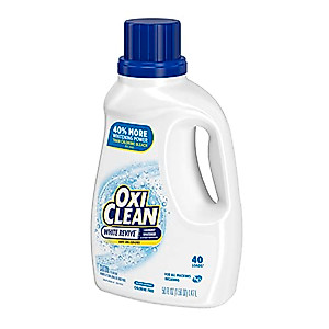 OxiClean White Revive Laundry Whitener and Stain Remover Liquid, 50 fl oz
