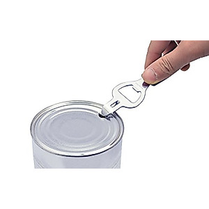 HIC Kitchen Bar Tool, Bottle Opener, Can Punch and Citrus Peeler, Japanese Stainless Steel, BPA Free