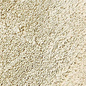 Paco Home Soft Washable Area Rug in Beige Cream Cozy Anti-Slip Solid Color, Size: 2'8" x 4'11"