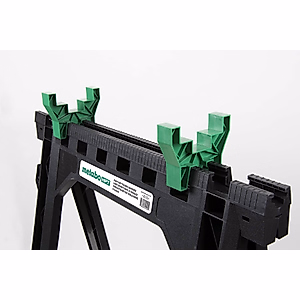 Metabo HPT Sawhorses | Folding | 1200 Lb. Capacity | 2-Pack | 115445M