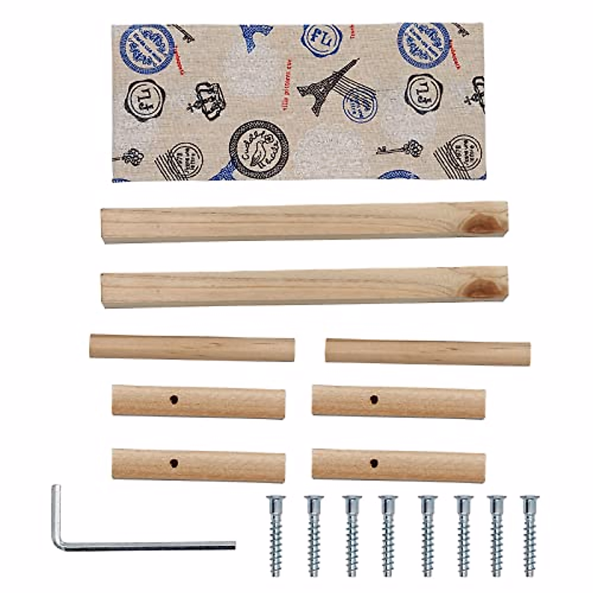 Dnoifne Reptile Hammock Swing Hanging Bed, Wooden Lizard Bed, Reptile Summer Bed for Bearded Dragon Leopard Gecko Lizard