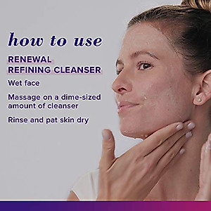 Face Cleanser, Burt's Bees Retinol Alternative, Refining Facial Wash, All Natural, Anti-Aging Skin Care, 6 Ounce (Packaging May Vary)