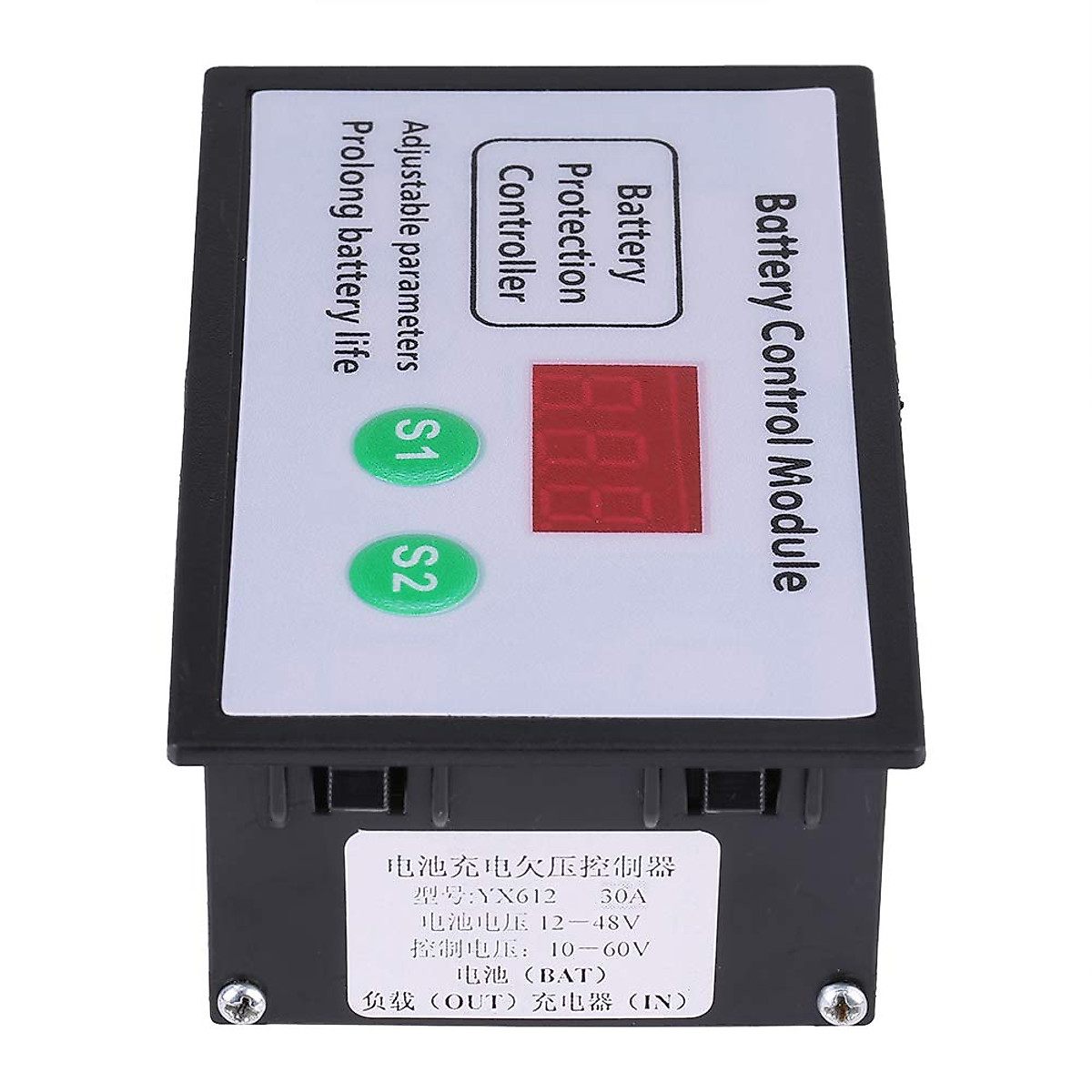 12V Battery Charging Controller Undervoltage Control Module Regulator Low Voltage Cut Off Switch