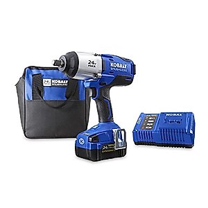 Kobalt 24-Volt Max-Volt 1/2-in Drive Cordless Impact Wrench (Item #672825)