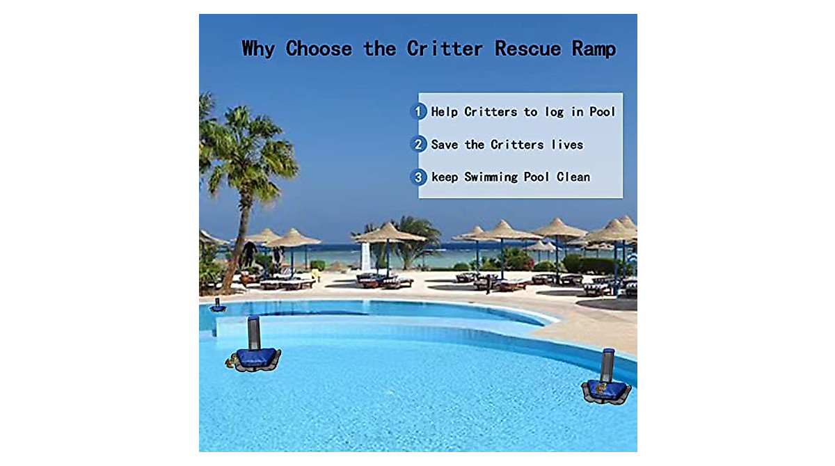 Animal Escape Ramp for Pools - Save Critters Safely