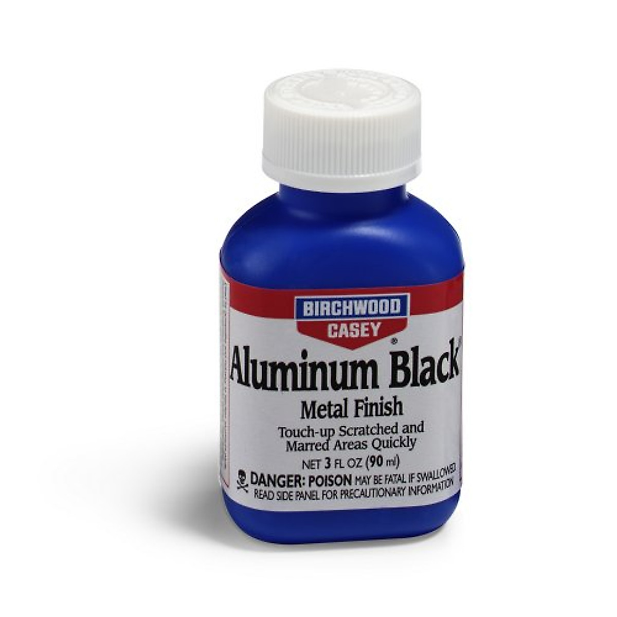 Birchwood Casey Fast-Drying Fast-Acting Aluminum Black Metal Finish for Restoring Scratched and Marred Areas, Gun Cleaning, 3 OUNCE BULK EACH
