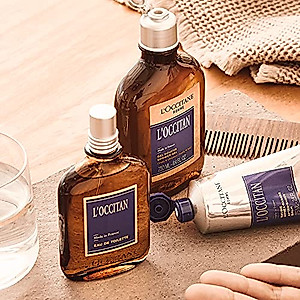 L'Occitane Shower Gel: Subtle Lavender Scent, Notes of Pepper and Nutmeg, Gently Cleanse Hair & Body