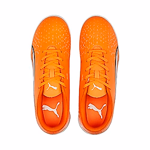 PUMA Ulta Play Turf Training (Toddler/Little Kid/Big Kid) Ultra Orange/Puma White/Blue Glimmer 3 Little Kid M
