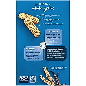 Gerber Toddler Lil' Biscuits (Vanilla Wheat Lil Biscuits, Pack of 4)