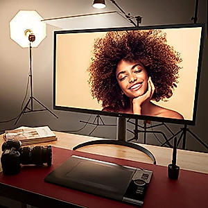 LG 32EP950-B 32” Ultrafine UHD (3840 x 2160) OLED Pro Display with Adobe RBG 99% / DCI-P3 99%, VESA Display HDR 400 True Black, 1M:1 Contrast Ratio and Tilt/Height/Pivot Adjustable Stand - Black