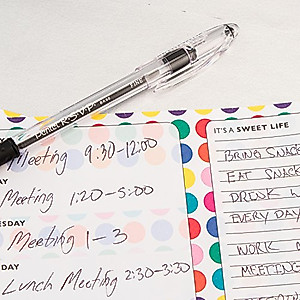 Pentel RSVP Ballpoint Pen, (0.7mm) Fine Line, Flag Barrel, Black Ink,(12 count)