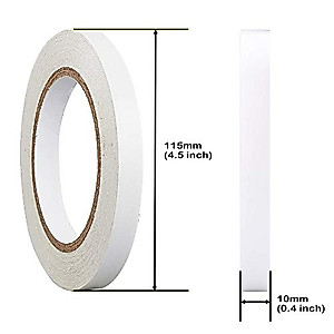 BYUEE 3 Rolls 0.4" x 30 Yards Double Sided Adhesive Sticky Tape for Crafts, Scrapbooking, Photography, Scrapbook Paper, Rubber Stamps, Card Making, Gift Wrapping, DIY, Arts, Office & Home Supplies