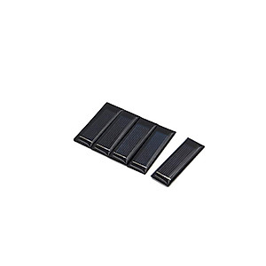 Treedix 5pcs 0.5V 100mA Polysilicon Solar Panel Glue Solar Cell Battery Charger DIY Solar Product Mini Small Solar Panel Module Kit Polycrystalline Silicon Encapsulated in Waterproof Resin
