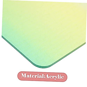 Misti Stamping Tool 4 Pcs Plate Clamp Paper File Organizer Teacher Clipboard Plastic Sketch Board Writing Base Plate Exam Paper Clips Acrylic Bottom Plate Office White Hardboard