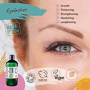 naissance Certified Organic Cold Pressed Castor Oil 16 fl oz - For Hair, Beard, Eyelashes, Eyebrows, Nails and Skin - Pure & Natural, Virgin, Unrefined, Vegan, Hexane-Free, Non GMO, Cruelty Free