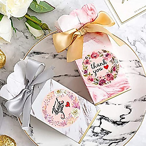 Thank You Stickers Labels 500PCS 1.5 Inch Small BusinessThanksgiving Waterproof for Party Baby Shower Wedding Hand Gift Small Business,Cute Clear 8 Colors