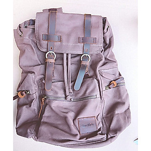 Berchirly Canvas Backpack Men Women Casual Computers Laptop Bags Hiking Rucksack Daypacks