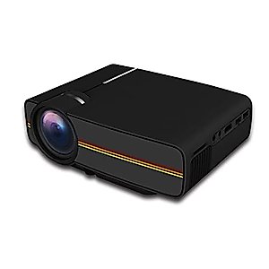 CXDTBH Upgrade Mini Projector 1080P 1800Lumen Portable LCD LED Projector Home Cinema USB Compatible 3D Beamer ( Color : D , Size : YG410 )