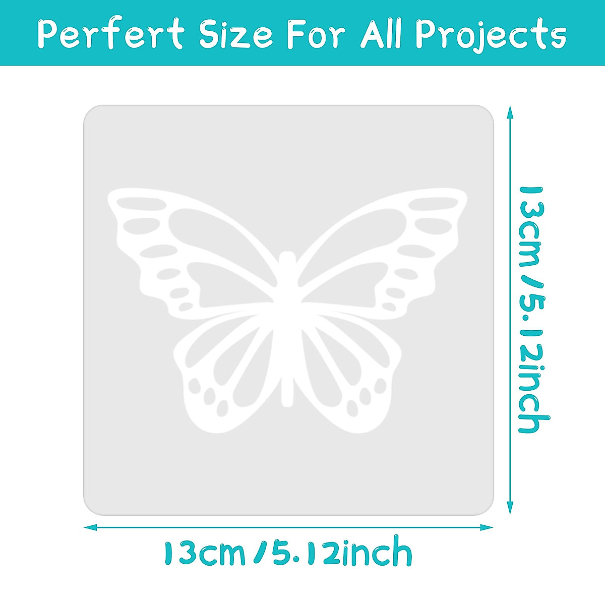 20 Pcs Stencil for Painting Peace and Love Stencil Plastic Paint Stencils Reusable DIY Drawing Template Motivational Art Stencils for Crafts Home Decor on Wood, Canvas, Paper, Fabric, Walls, Furniture