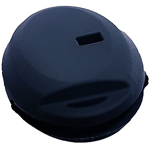 RUNZUIE 2Pcs 5 Buttons Silicone Smart Remote Key Fob Cover Compatible with 2022 2021 2020-2011 Nissan Armada Rogue Murano Maxima Altima Pathfinder 285E3-3TP5A KR5S180144014 Black/Black with Red