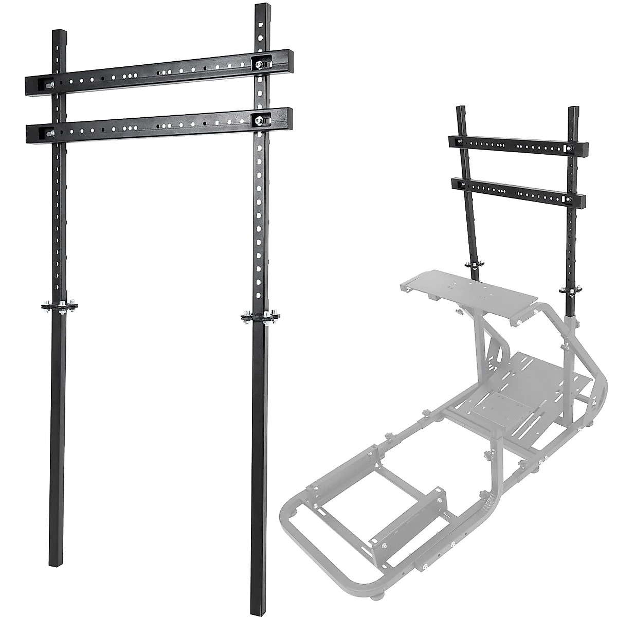 Dardoo Racing Simulator Cockpit Monitor Mount Fits for Logitech/Thrustmaster G923 G29 G920 Wheel Frame,Xbox One,PC,Excluding Steering Wheel,Shift Lever,Pedals,Seat and Racing Frame