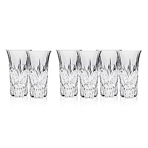 Le'raze [Set of 6] Heavy Base Shot Glass Set, 2-Ounce Shot Glasses for Scotch, Whiskey, Tequila, or Vodka, 6-Pack
