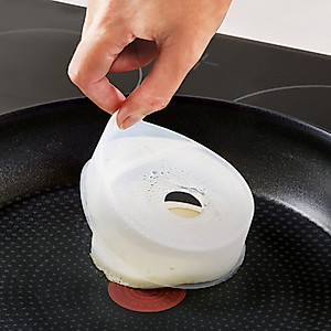 Joseph Joseph Froach Pods Silicone Rings for Making Healthier Fried Eggs, 2-piece, Clear