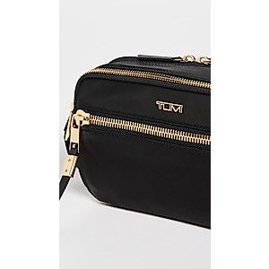 TUMI Voyageur Langley Crossbody - Black/Gold