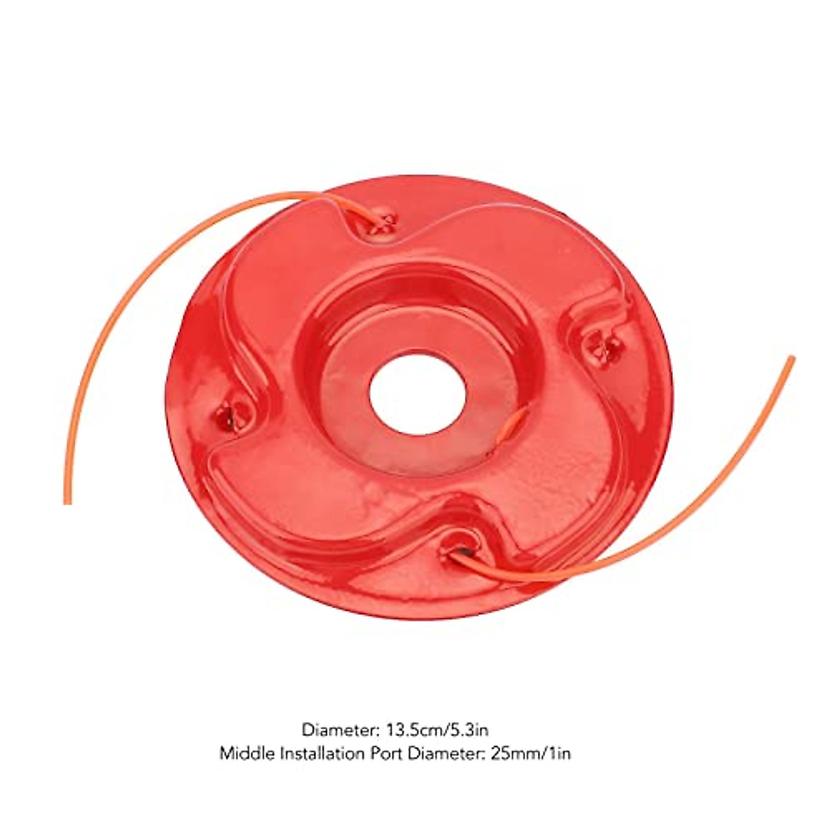 Jeanoko Weeder Trimmer Head, Practical String Trimmer Head Simple Installation Iron for Garden(Style 1)