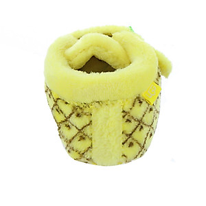 UGG Unisex-Baby Bixbee Pineapple Stuffie Boot, Pineapple-yellow, 2-3 Infant