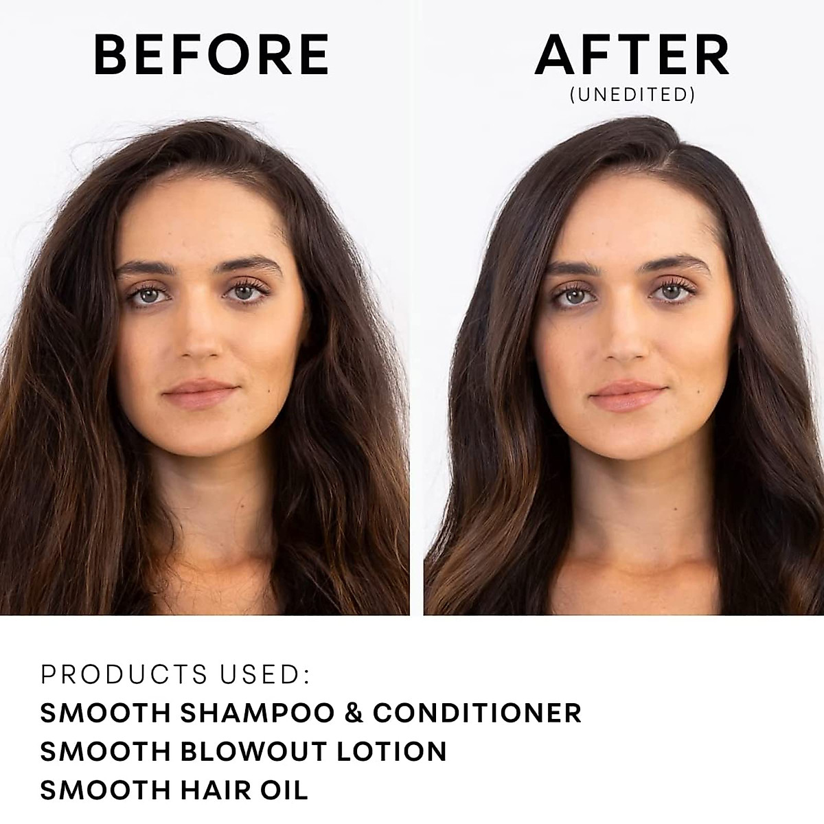 NATURELAB. TOKYO Perfect Smooth Shampoo: Eco-Friendly Refill Pouch: Weightless Frizz Control for Smoother, Healthier Hair and Scalp I 22.9 FL OZ / 680ml