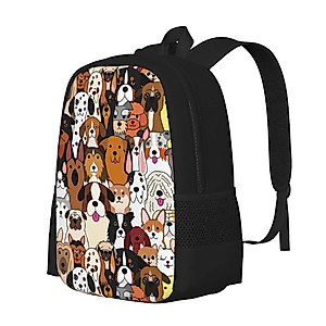 Large Capacity Bookbag Backpack 17 Inch,African Woman Tribal Striped Personalized Funny Travel Laptop Backpacks Daypack with Side Pockets,Cartoon Book Bag Rucksack for Outdoor