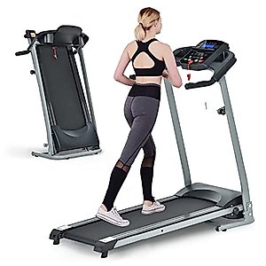 Treadmill,Treadmills for Home,Home Foldable Treadmill with Incline,2.5HP Portable Foldable Treadmill with 15 Pre Set Programs and LED Display Panel (Black)