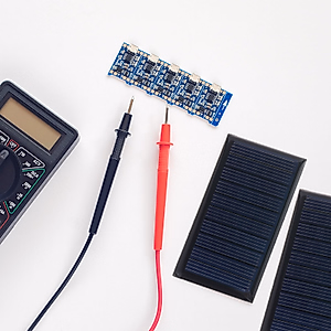 Retisee 30 Pcs Small Solar Panels Mini Polycrystalline Solar Cells 5v 60ma Epoxy Plate Photovoltaic Cells Charger Module with 10 cm Cable for Battery Charger DIY System 68 x 37 mm