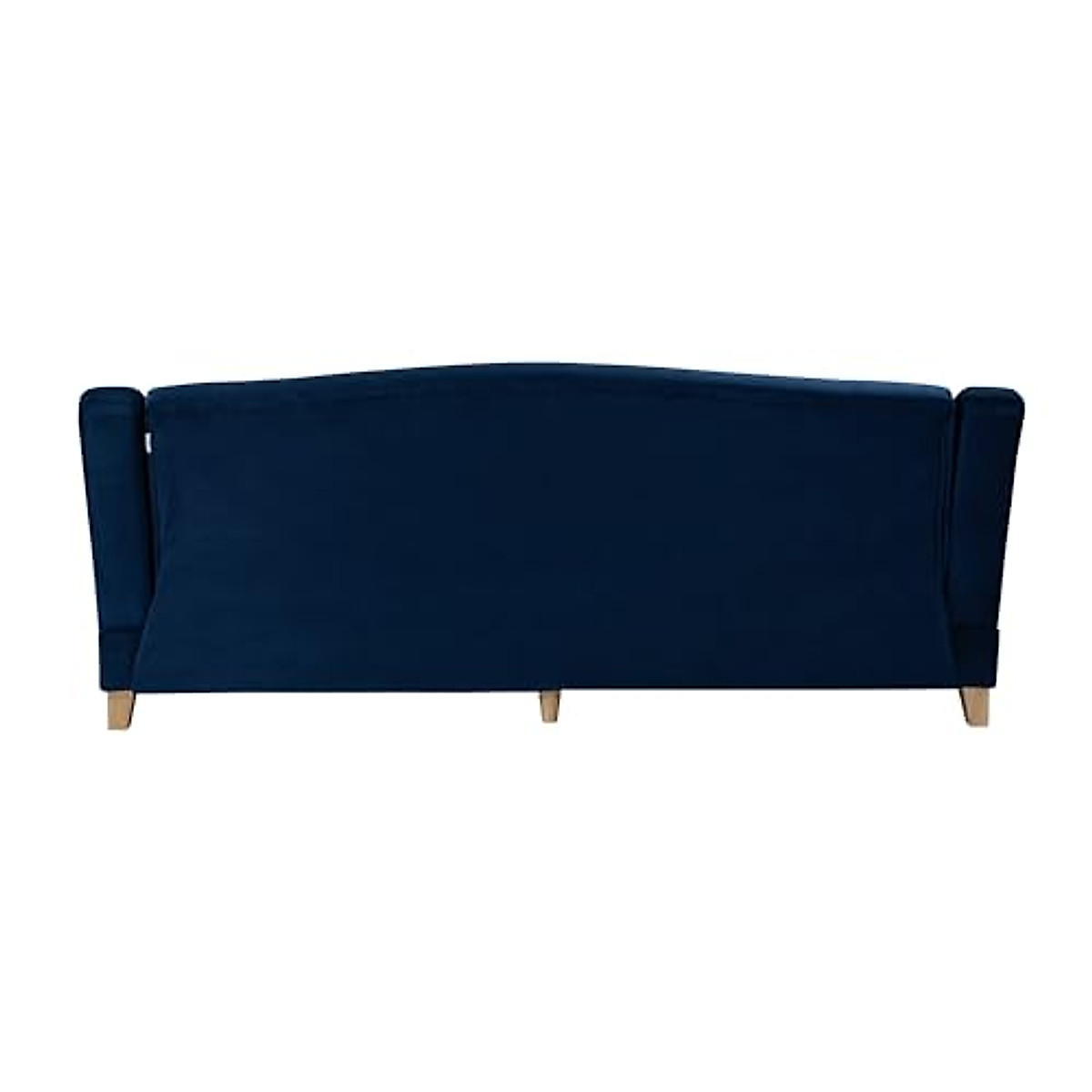 Serta Sophie Navy Velvet Convertible Sofa