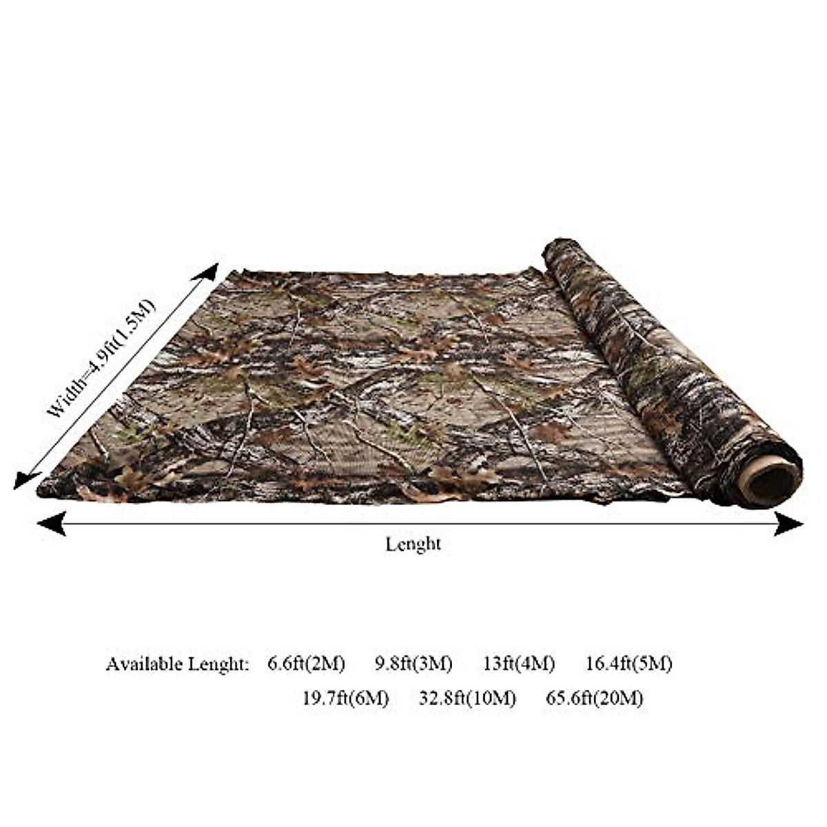 Tongcamo Hunting Blind Material, Camo Netting for Outdoor, Photography, Camping, Concealment, Disguise, Sunshade, Covers