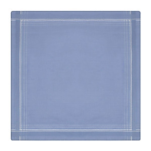 Zenssia Men's Soft Cotton Handkerchiefs Assorted Color with Stripe 6 Piece Gift Set Pattern 2