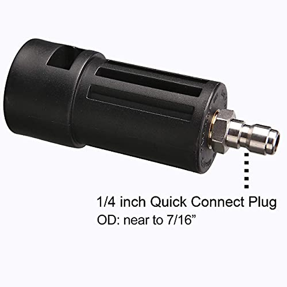 M MINGLE Compatible Pressure Washer Adapter, Replacement for Karcher Power Washer Accessory, 1/4'' Quick Connect