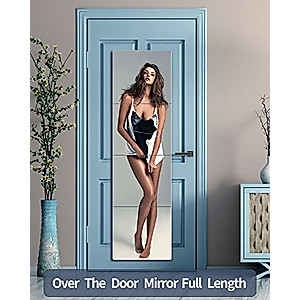 Wall Mirror Full Length Mirror for Bedroom Full Body,Shatterproof Mirror for Kids Tiles,large 12"x12"x4 Pcs,Unbreakable frameless Acrylic Gym Mirrors for Home Gym,Over the Door Mirror Stick on Closet
