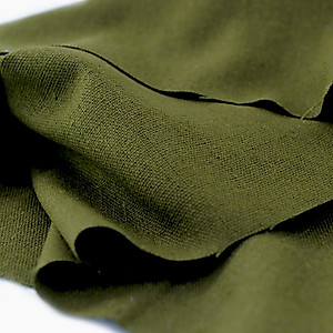 Rose Flavor Pre-Cut Quilting Linen Fabric,Craft Cloth,DIY for Sewing Crafting 60" by 1 Yard(Army Green)