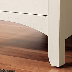 Bush Furniture Salinas 60W L Shaped Desk with Lateral File Cabinet and 5 Shelf Bookcase in Vintage Black