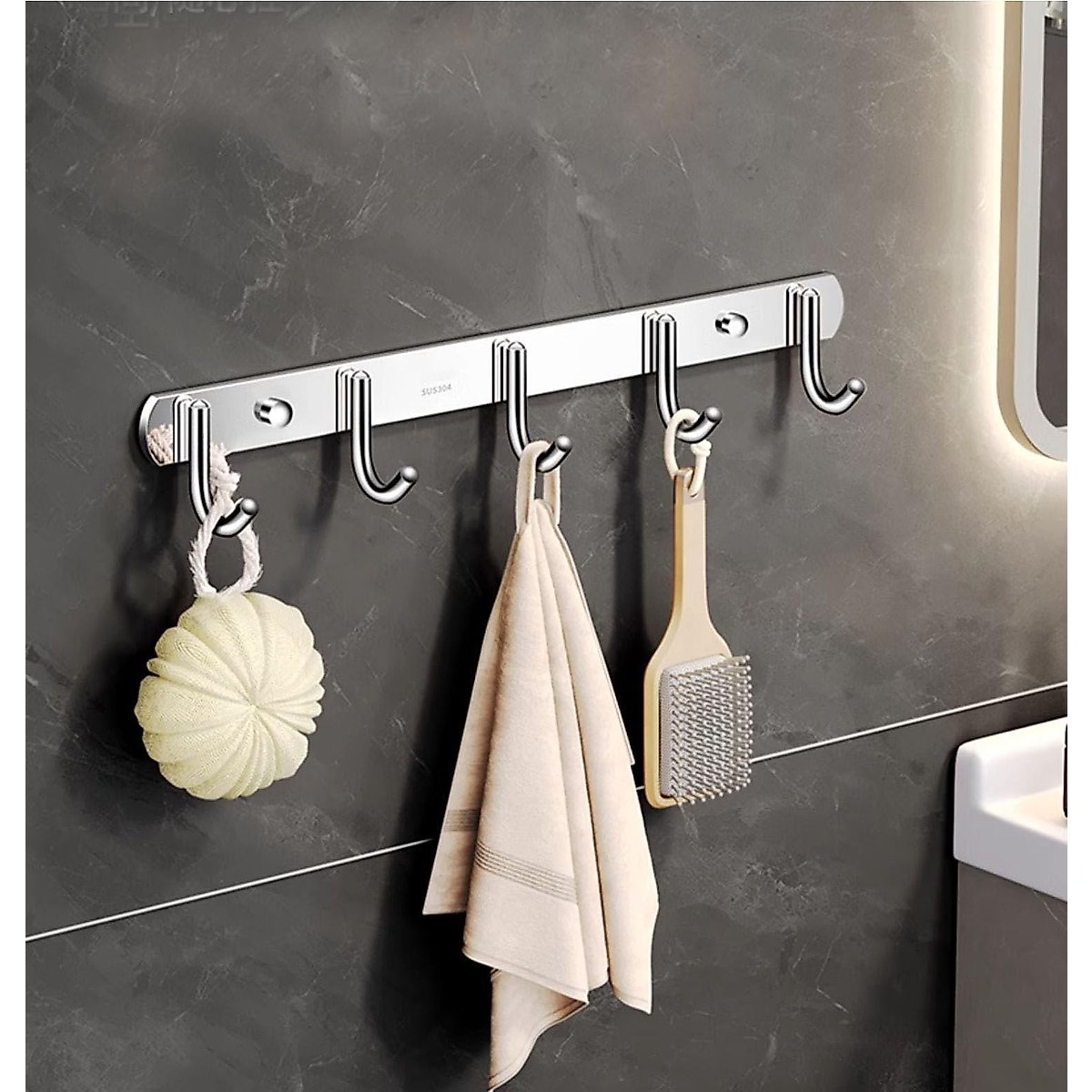 THTAJ 2 Pack Jacket Hanger Wall Mount, Closet Hooks Wall Mount，Wall Hooks for Hanging,Jacket Hooks Wall Mount，Clothing Hooks Wall Mount，Hanging Coat Rack ，Coat Hooks for Wall， Coat Rack Wall Mount