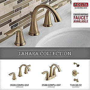 Delta Faucet 73846-CZ Lahara Wall Mounted Towel Ring in Champagne Bronze, Bath Accessories