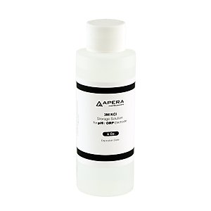 Apera Instruments, LLC-AI1109 8oz. pH Calibration Buffer Solution Kit (pH 4.00, 7.00 & 10.01), plus 4oz 3M KCL Storage Solution for pH/ORP Electrodes