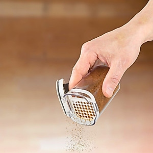 Progressive International PKS-410 Prepworks ProKeeper Seasoning Keeper Spice Airtight Food Storage Containers, Clear (2 Pack)