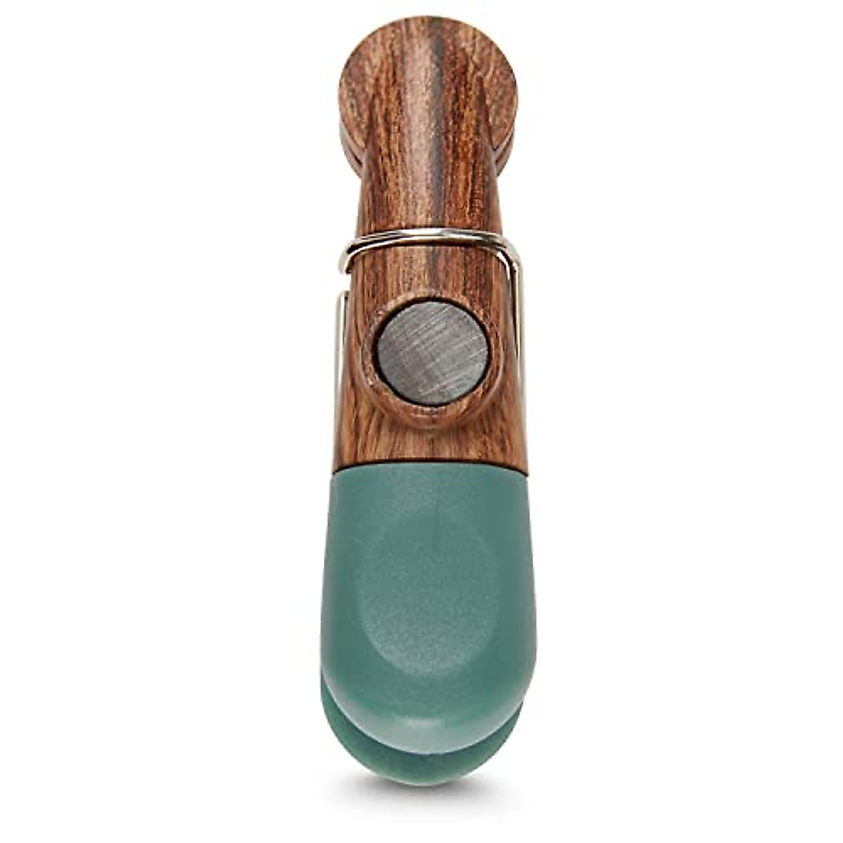 Phantom Chef Set of 5 Bag Clips | Durable, Long-Lasting, Soft Touch, Kid-Friendly Seal Grips | Food Chip Bag Clips for Food Storage | Reusable | Zero Waste Kitchen Clips | Small Head Clip (Green)