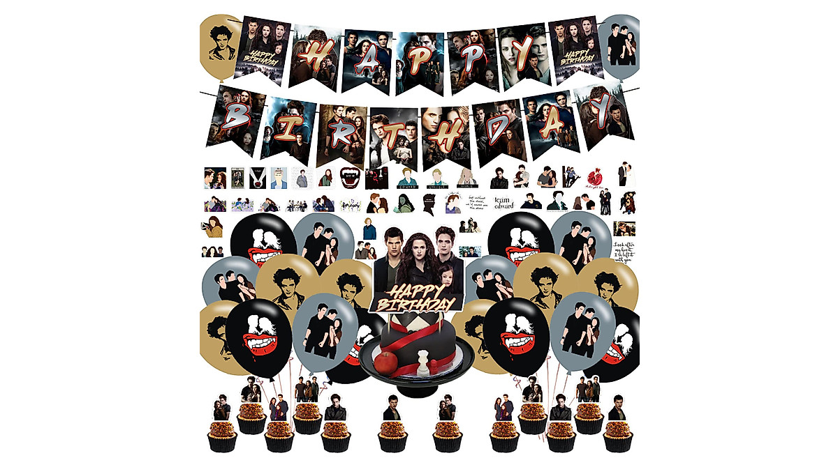 The Twilight Saga Party Decorations,Birthday Party Supplies for The ...